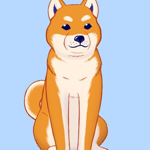 Shiba Inu 2D Vtuber Model | Full Rigged | Premade - Etsy