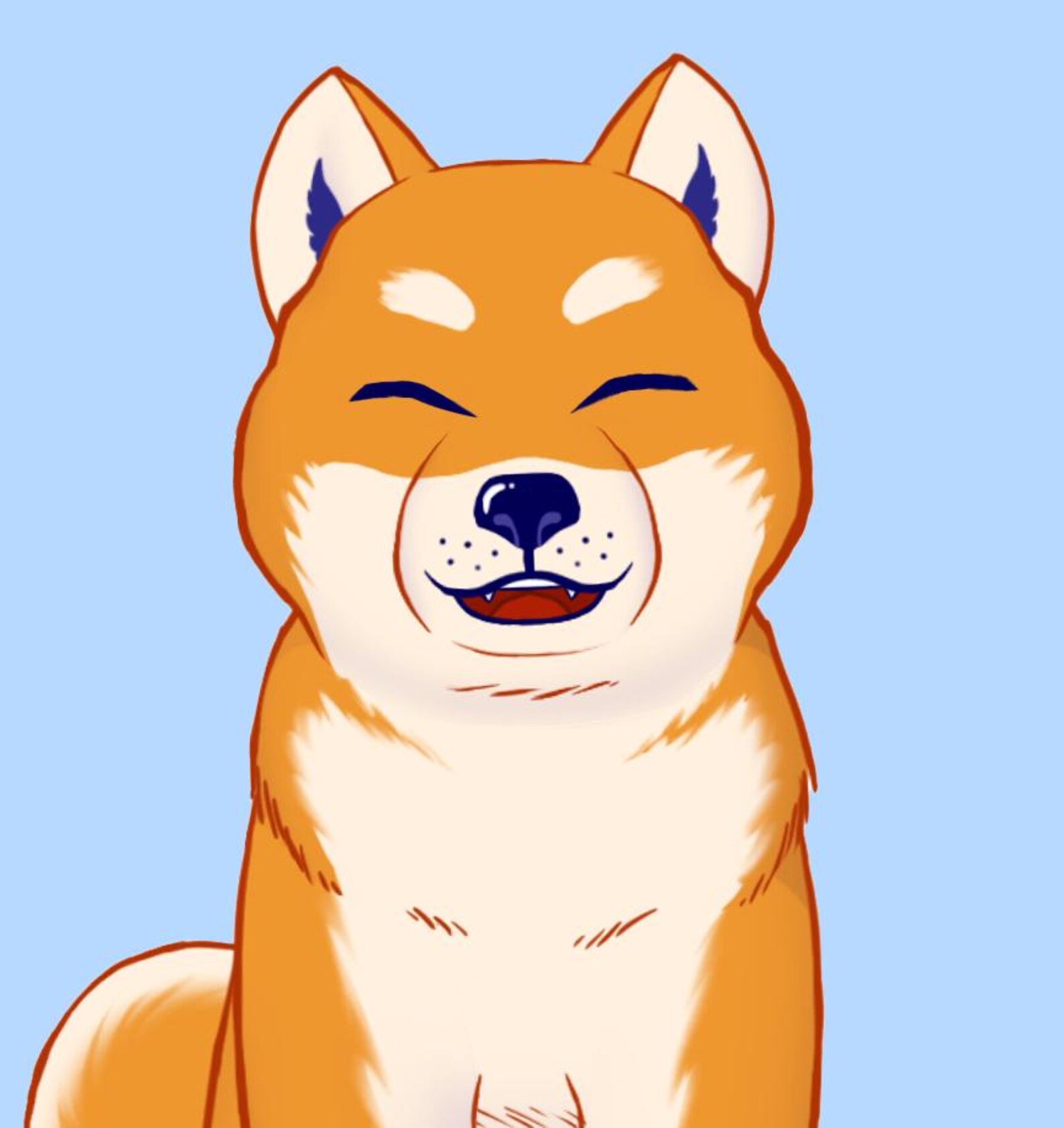 Shiba Inu 2D Vtuber Model | Full Rigged | Premade - Etsy