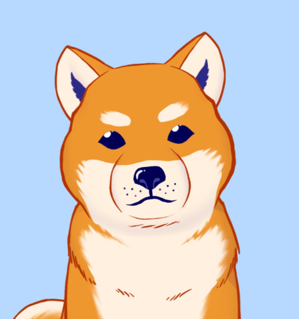 Shiba Inu 2D Vtuber Model | Full Rigged | Premade - Etsy