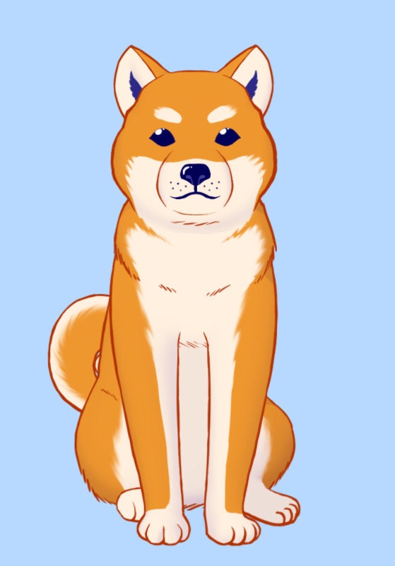 Shiba Inu 2D Vtuber Model | Full Rigged | Premade - Etsy