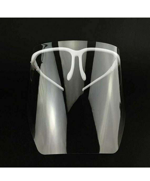 10 x Clear Face Shield With Glasses Anti Fog Safety Visor Goggles ...