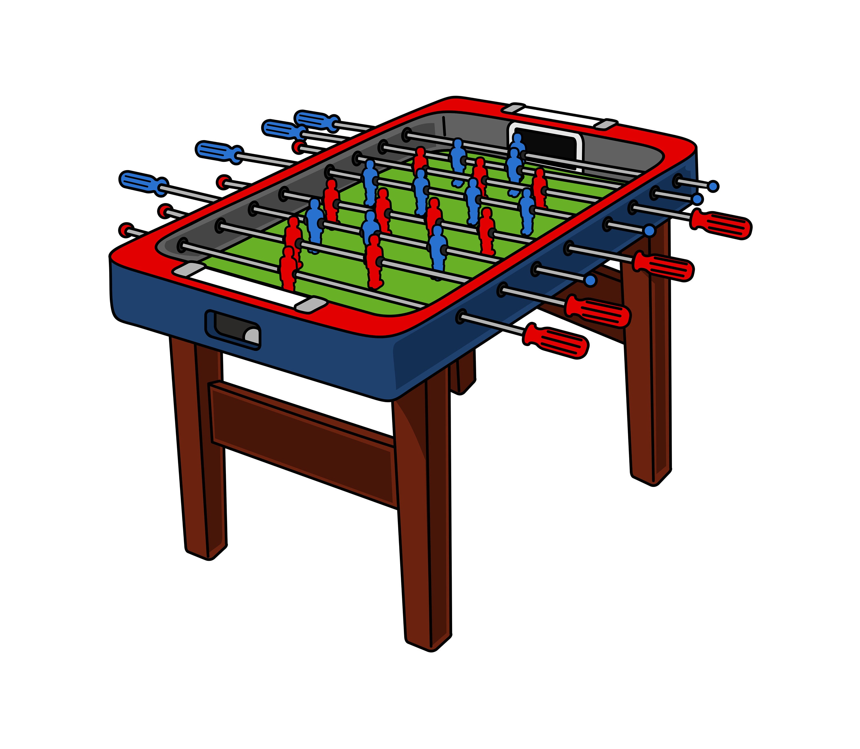 Futbolín svg futbolín futbolín svg png jepg eps archivos - Etsy España
