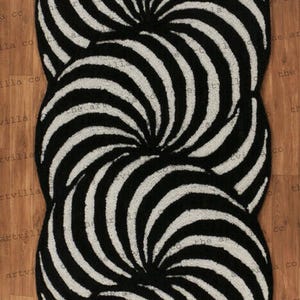 Optical Illusion Irregular Tufted Rug Loop Rug. for Bedroom Rug. Area ...