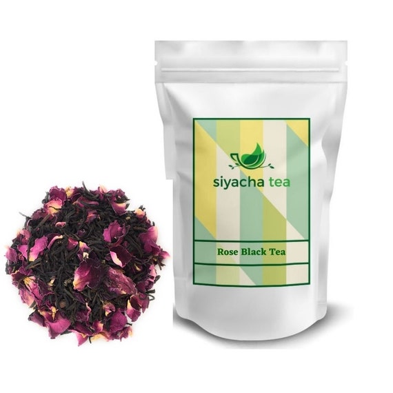 Rose Black Tea Premium Assam Black Tea Blended With Natural - Etsy