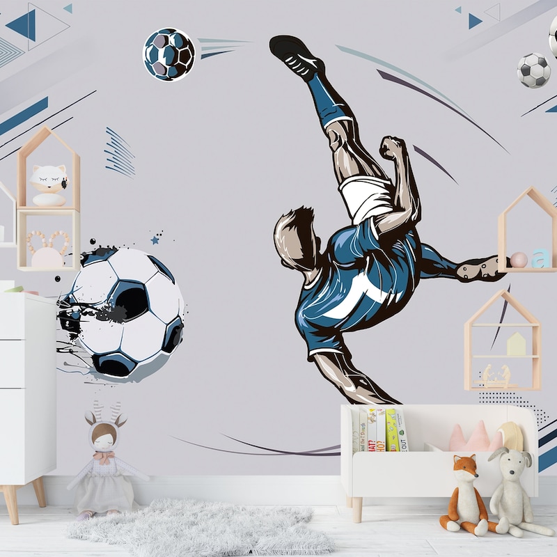 Football Mural - Etsy