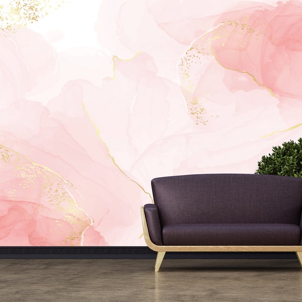 Blush Wallpaper - Etsy