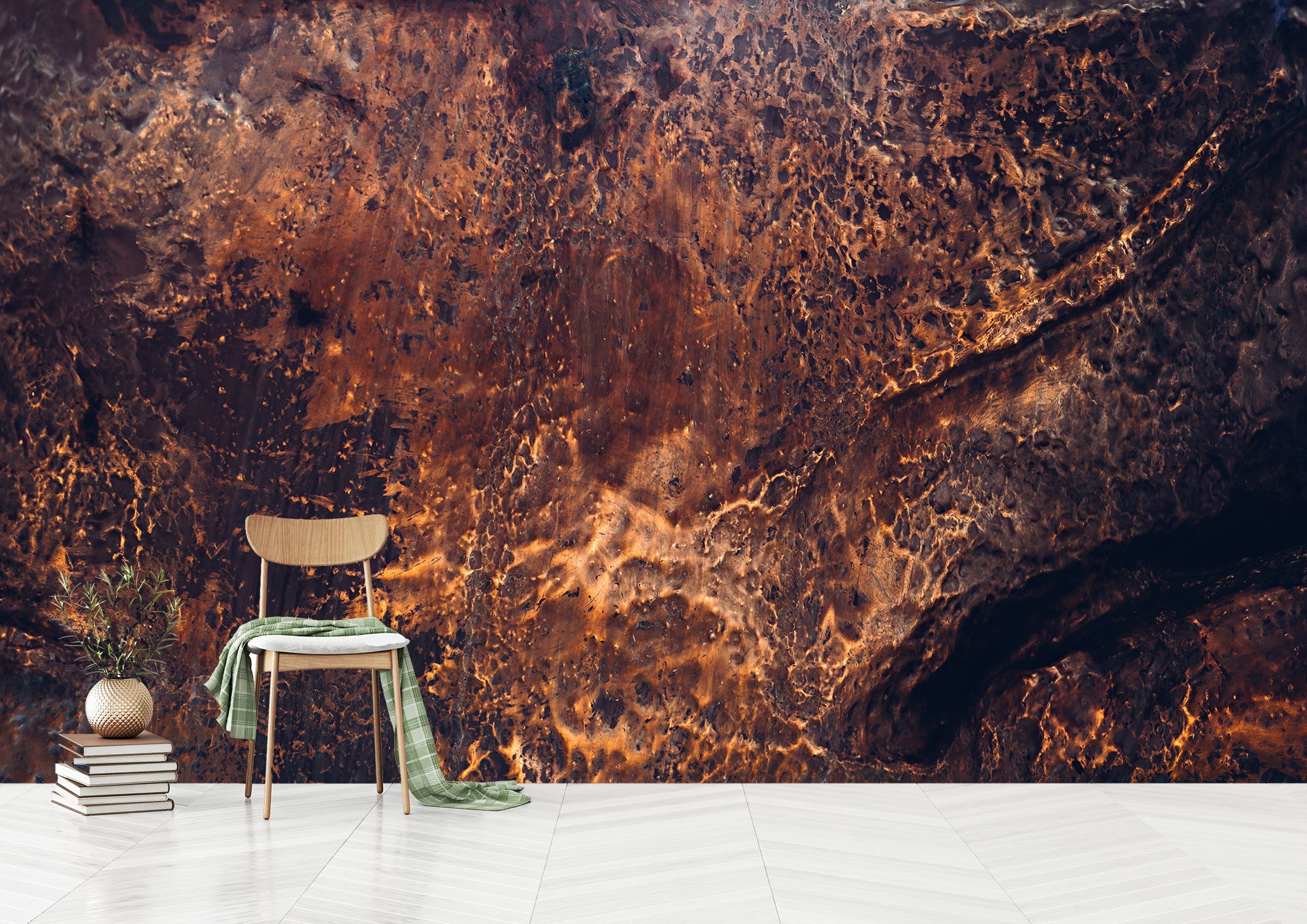 Noble Copper Metal Wallpaper Copper Texture Peel and Stick - Etsy