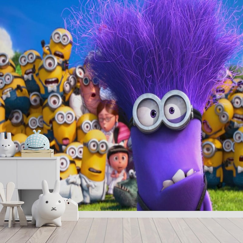Minion Wall Mural - Etsy