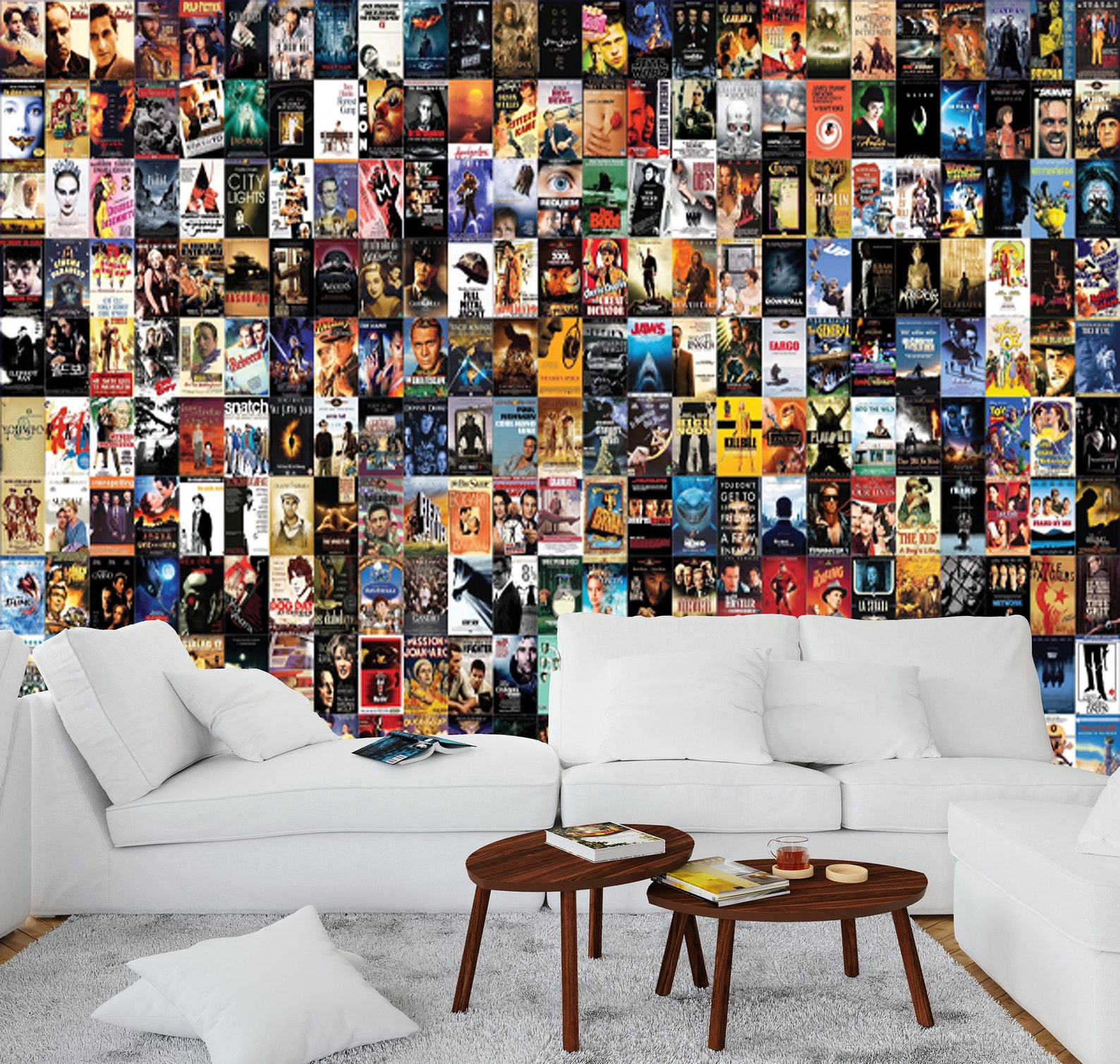 Top 250 Movie Posters Wallpaper: Peel and Stick or Nonwoven - Etsy