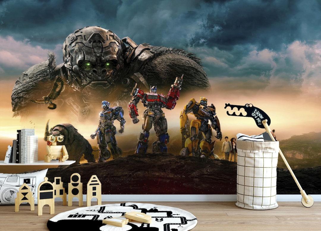 Transformers Wallpaper | Peel and Stick | Transformers Wall Decor ...