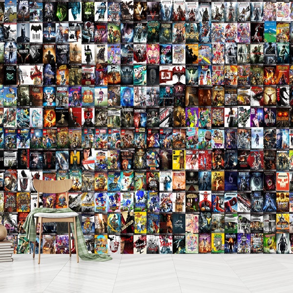 Video Game Mural - Etsy