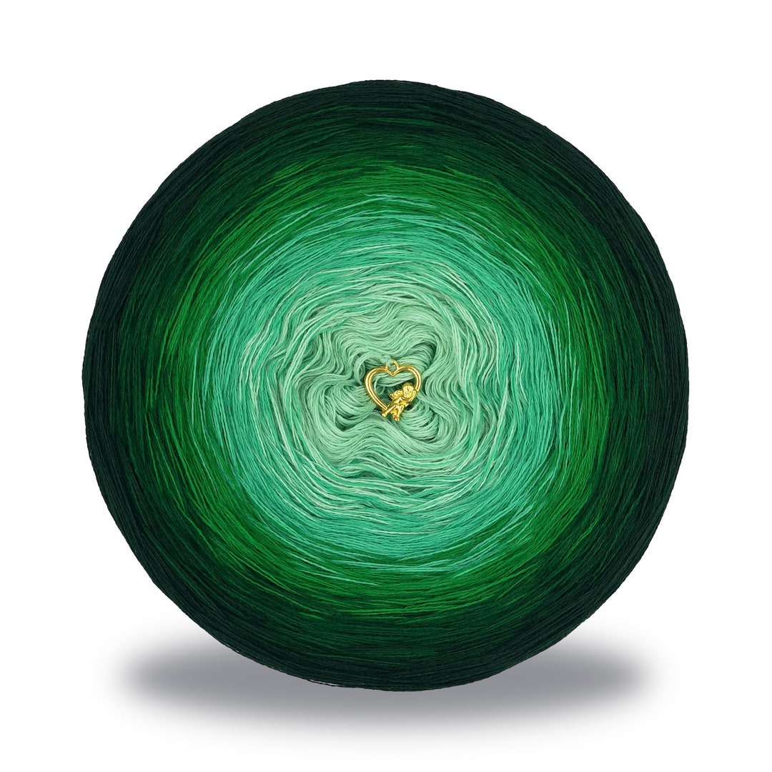Gradient Ombre Yarn Cake - OMD19 the Spell of Eternal Green - 50/50 ...