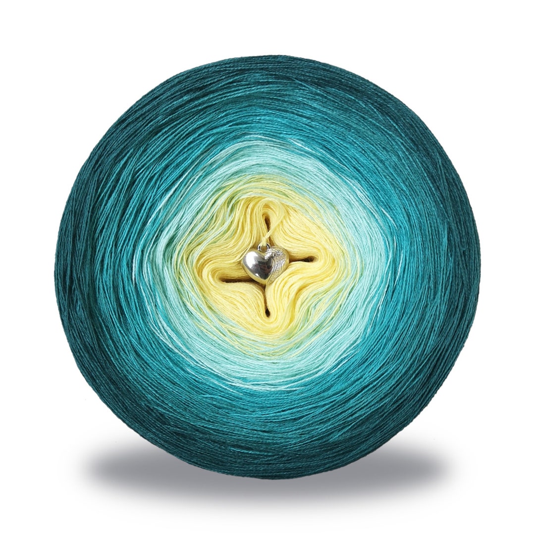 Gradient Ombre Yarn Cake - OMB37 Evening Star - 50/50 Cotton/acrylic, 3 ...