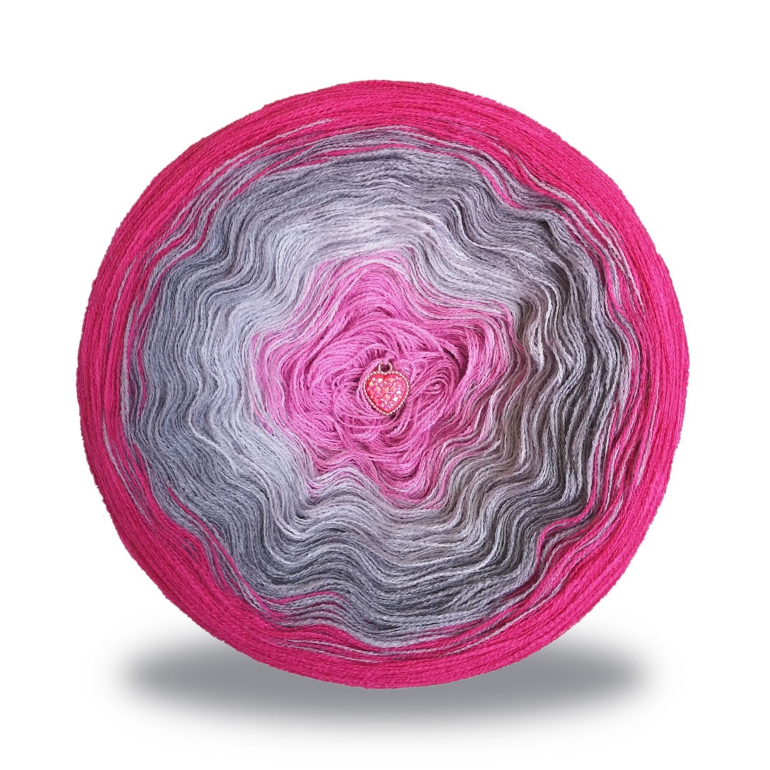 Gradient Ombre Yarn Cake - OMA20 Candy - 100% Acrylic, 3ply - Crochet ...