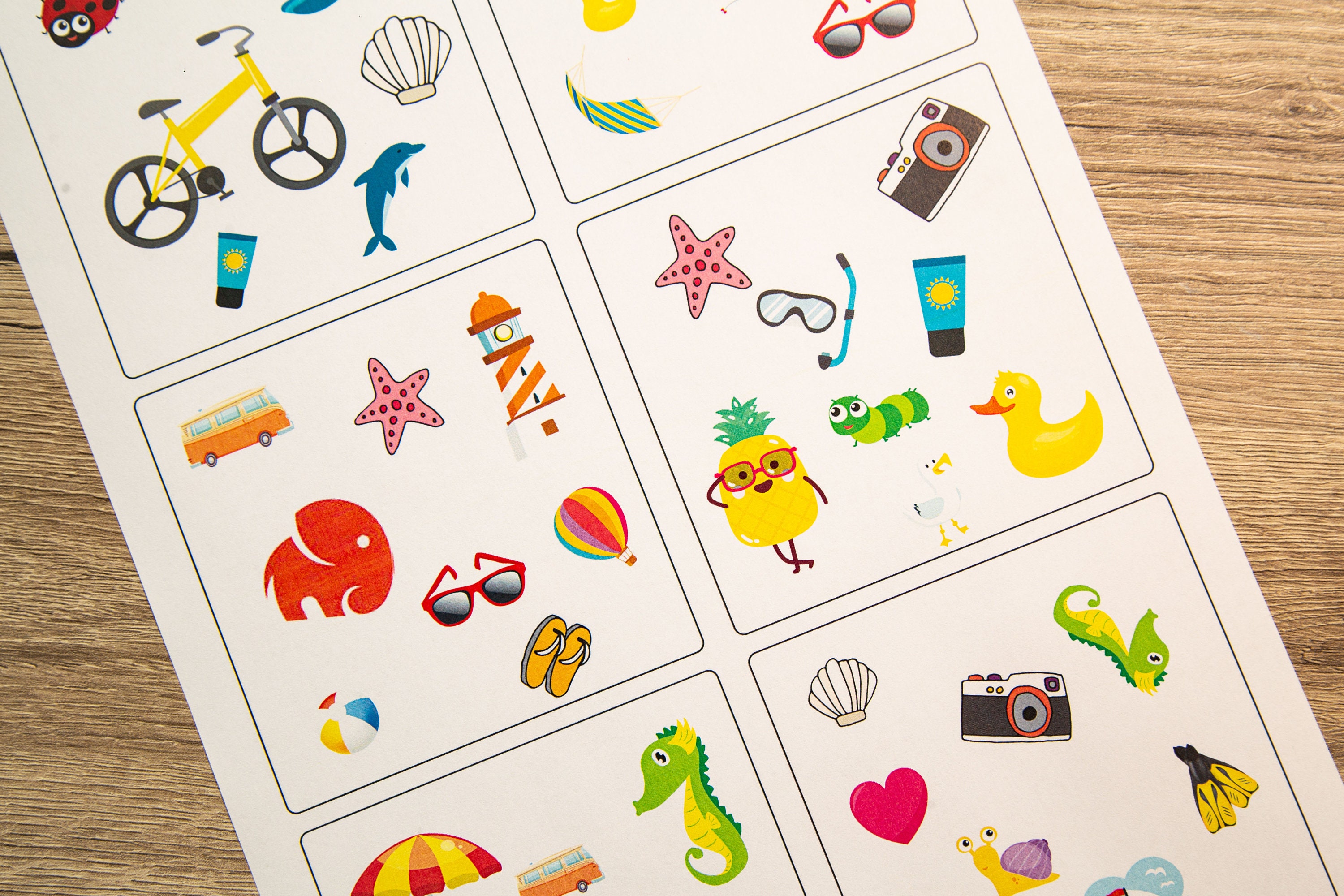 SPEED MATCH - A Printable Game of Speed, Observation and Reflexes for ...