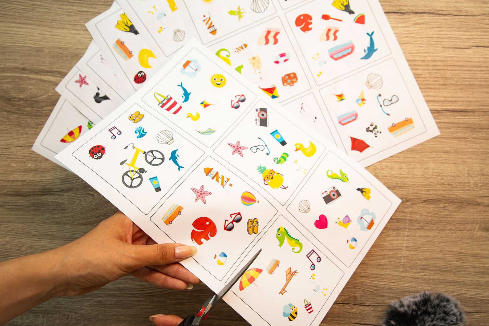 SPEED MATCH A Printable Game of Speed Observation and - Etsy