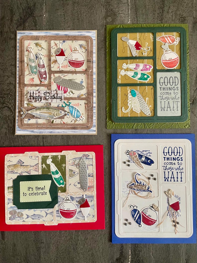 Birthday, Retirement, Father’s Day, Card Set of 4, Stampin Up, Handmade ...