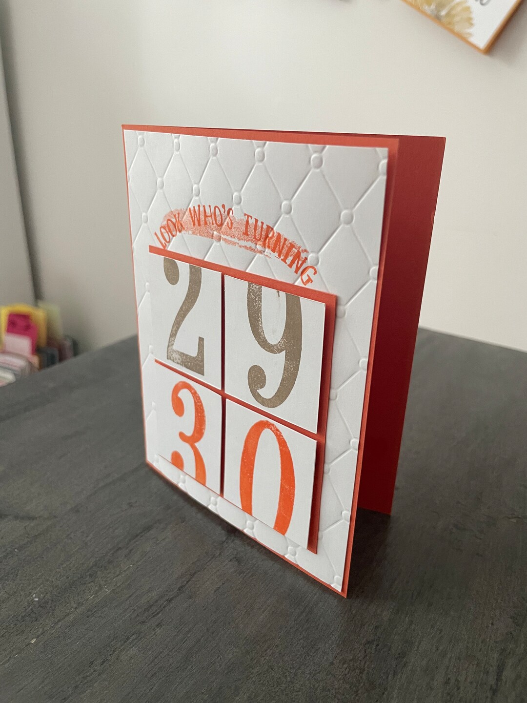 Happy 30 Birthday Stampin up Card Handmade - Etsy