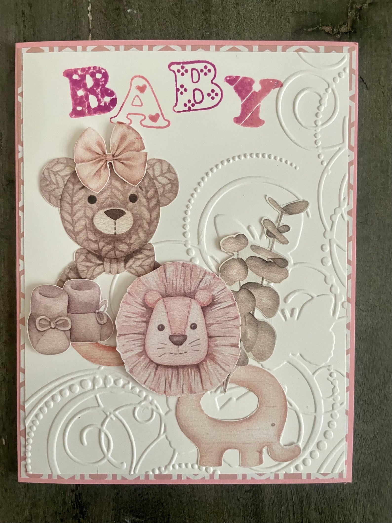 Baby Girl, Congratulations Card, New Baby, Stampin Up, Handmade Card - Etsy