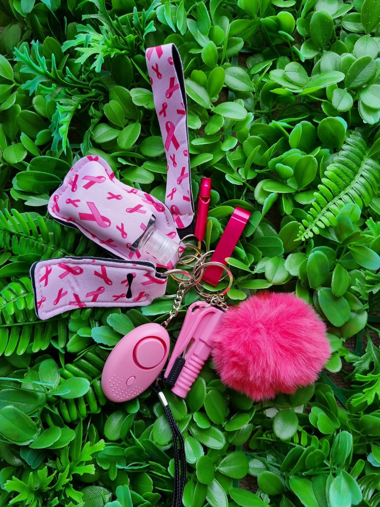 Safety Protection Self Defence Keychain Set Mixed Patterns Safety Protection Self Defence ...