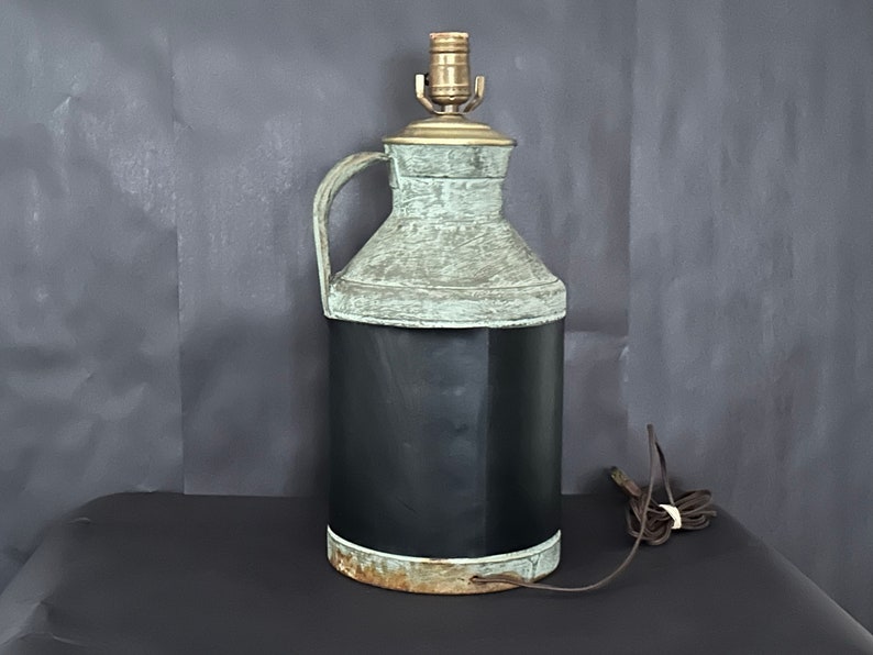 Vntg 1950's Milk Jug Table Lamp - Etsy