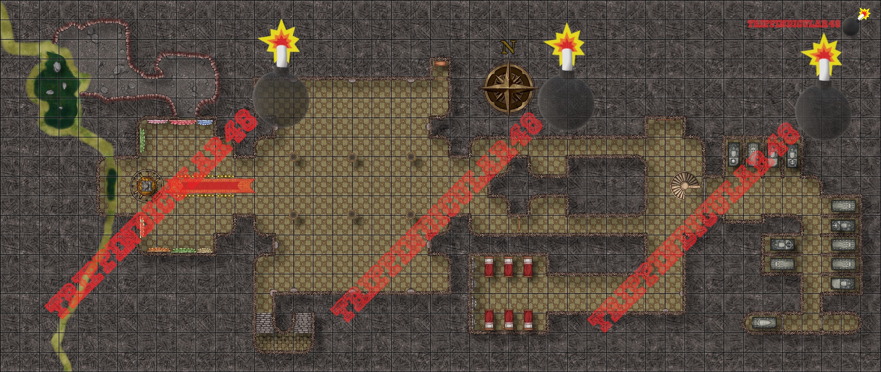 Temple of Asmodeus | Waterdeep | Dragon Heist | Tactical Map - Etsy UK