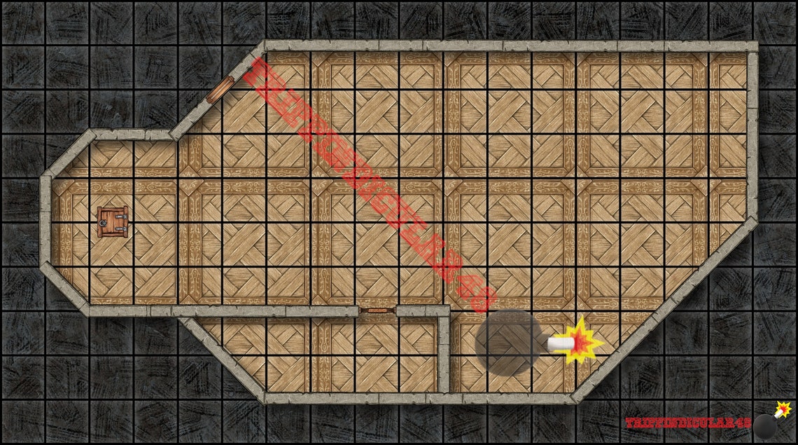 Cassalanter Villa Battle Maps Waterdeep Dragon Heist - Etsy