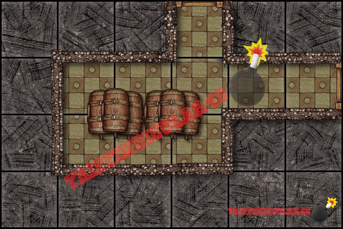 Temple of Asmodeus Waterdeep Dragon Heist Tactical Map - Etsy