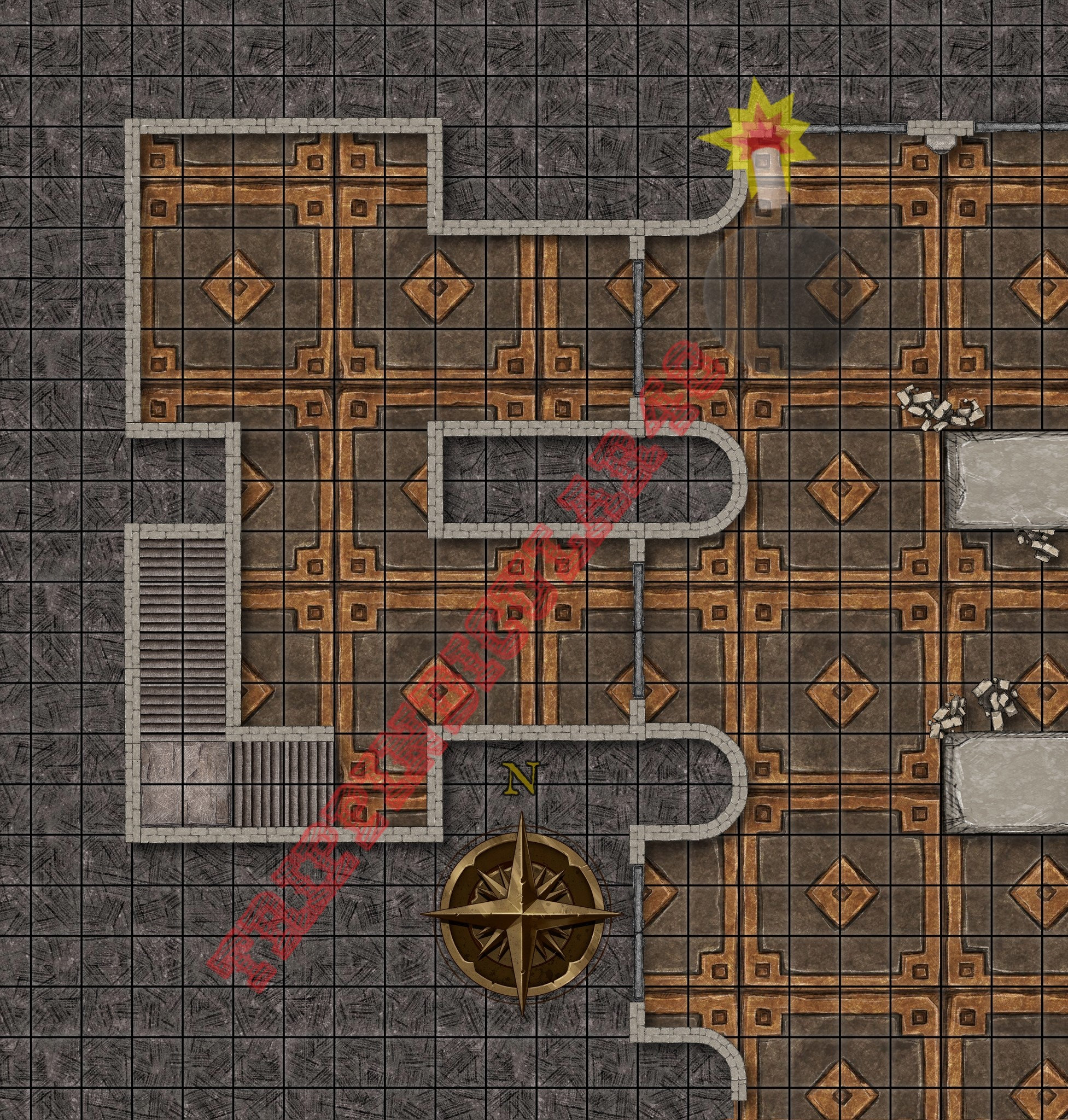 Vault of Dragons Map - Etsy