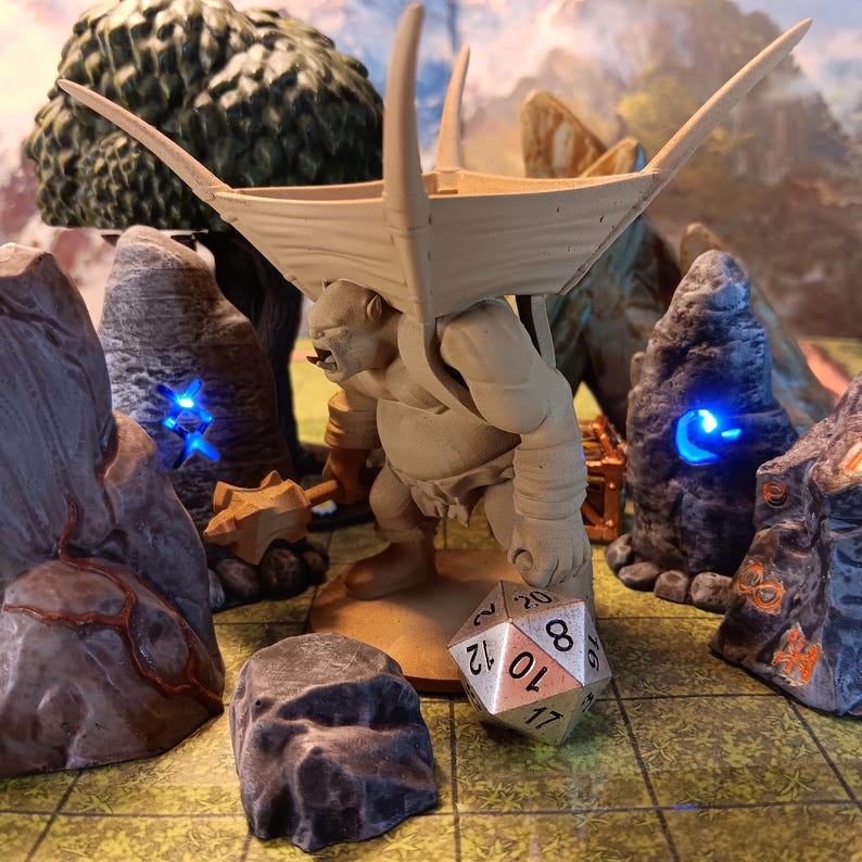 Ogre Assault Squad Dungeons and Dragons D&D Dnd Pathfinder Minis ...
