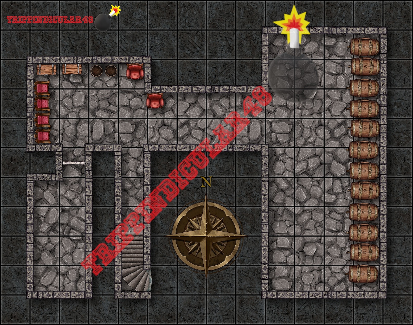 Cassalanter Villa Battle Maps Waterdeep Dragon Heist - Etsy Israel