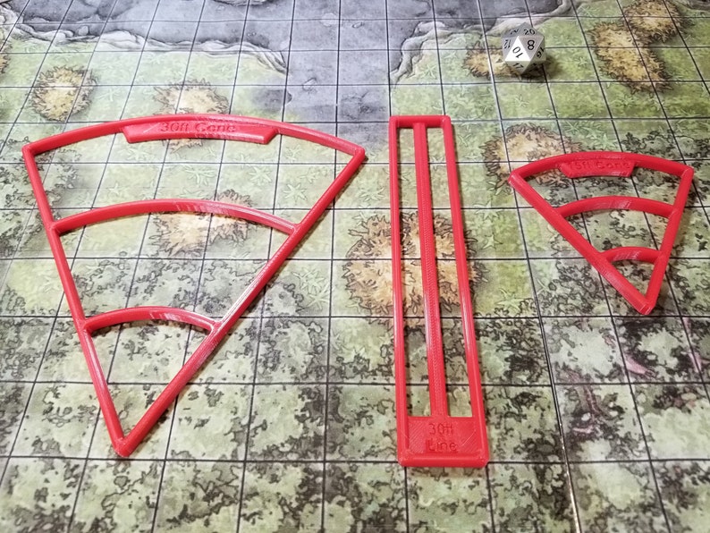 Spell Effect Area Templates - Etsy