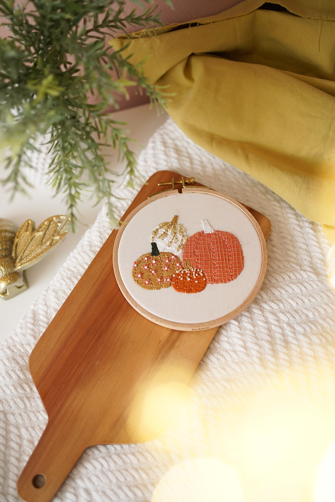 Pumpkin Season Embroidery Pattern PDF Digital Download With Step-by ...