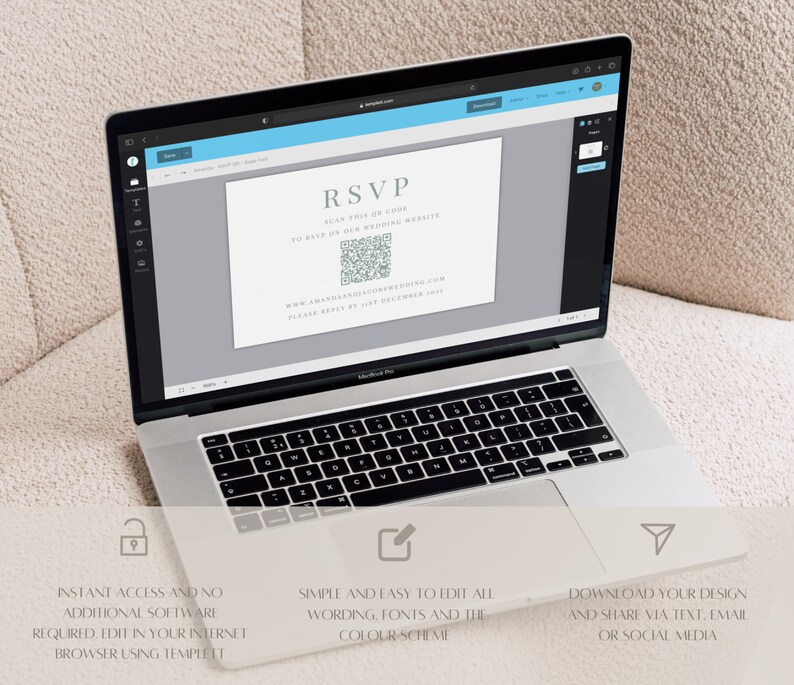 Details Card Enclosure Card Template Editable Printable Minimalist ...