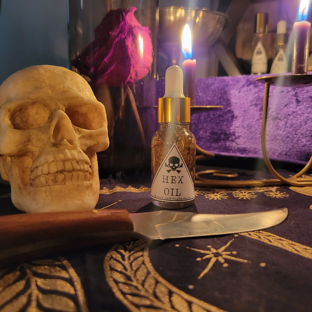 Wrath of Lucifer HEX Oil Hexing, Cursing & Revenge Oil Made With Cursed ...