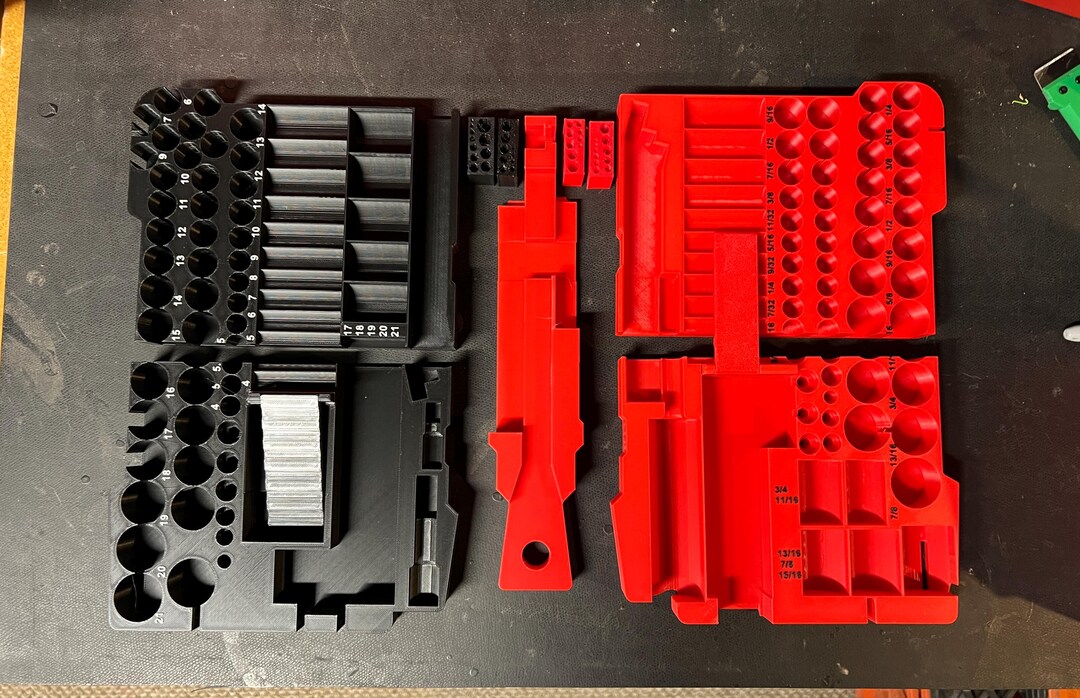 230 Pc Craftsman Socket Organizer for Milwaukee Low Profile Packout ...