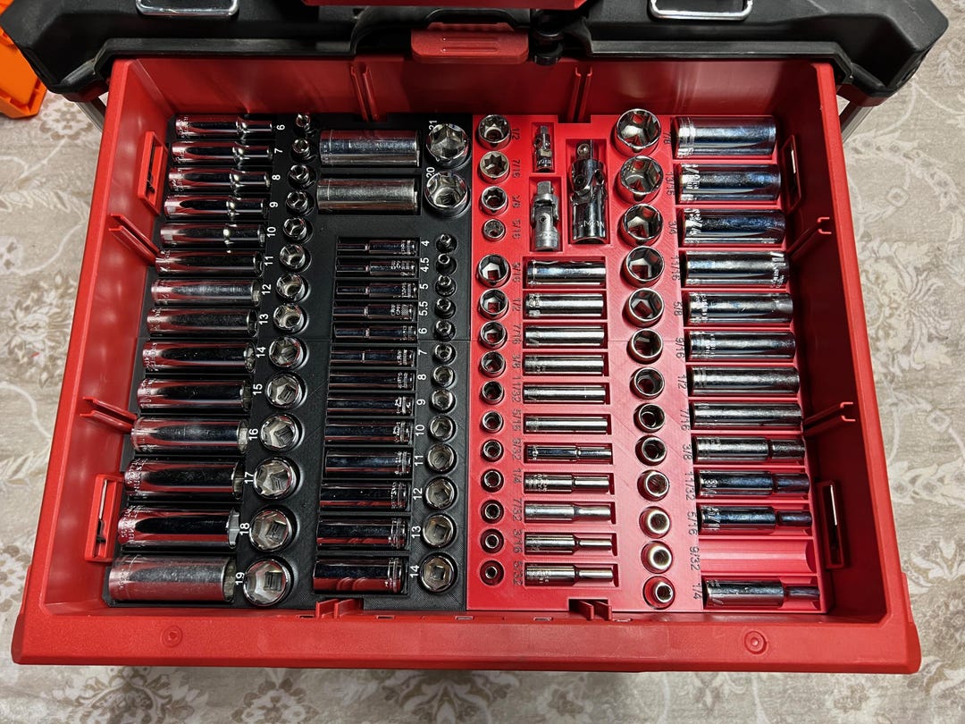 Socket Organizer for Milwaukee Packout Drawer System - Etsy