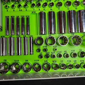 Socket Organizing Trays for Festool 3 Drawer Sustainers (tools Are NOT ...