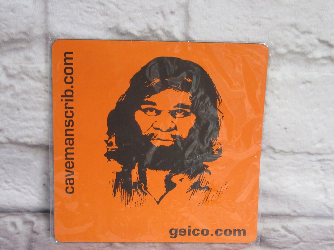 Geico Cave Mans Crib Mouse Pad - Etsy