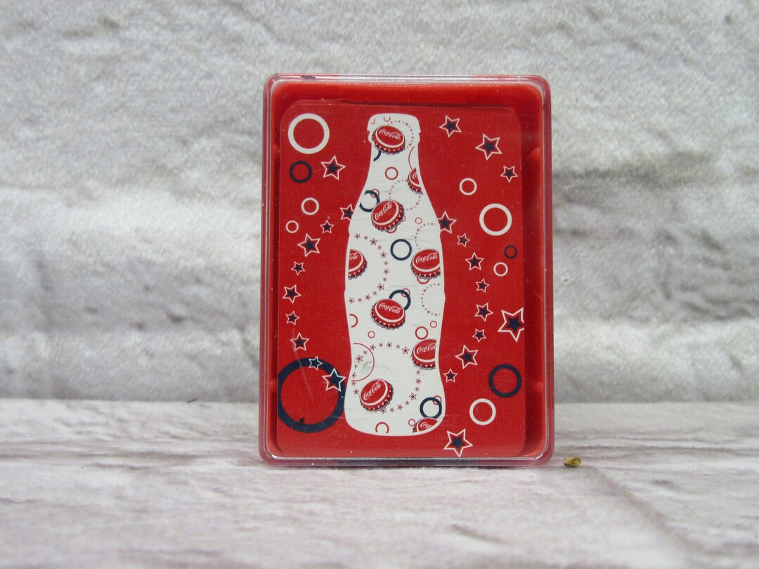 COCA-COLA 54 Miniature Playing Cards Plastic Box 2 1/2 Inches - Etsy
