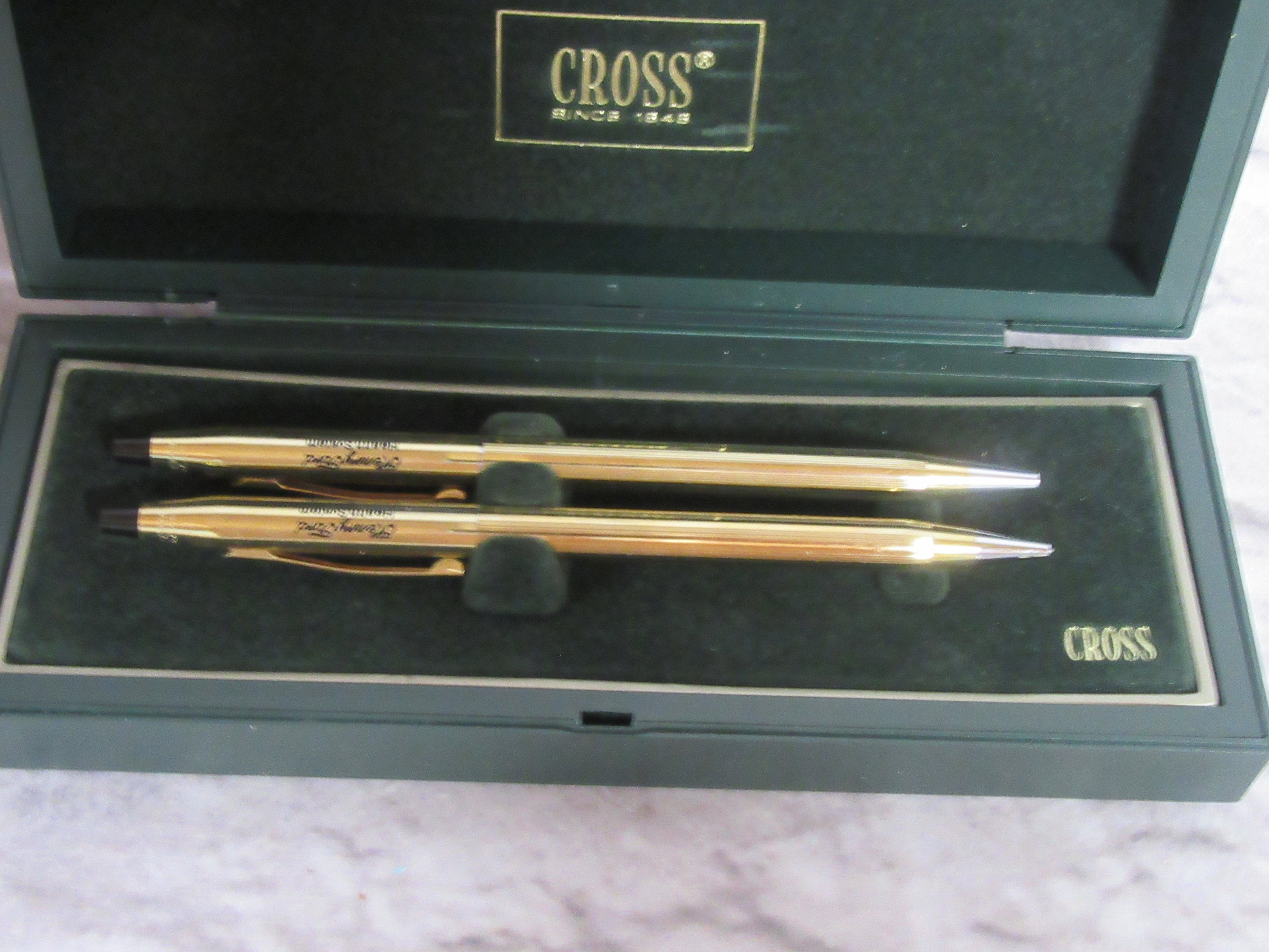 Cross Pen Pencil Set 450105 10kt Gold Filled Henry Ford Health System ...