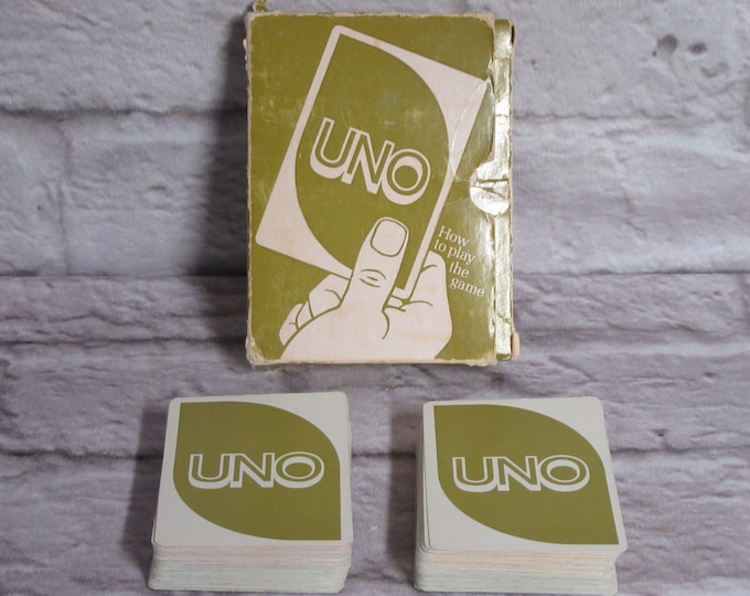 Original Rare 1971 UNO Card Game Merle Robbins Barber Milford Ohio - Etsy