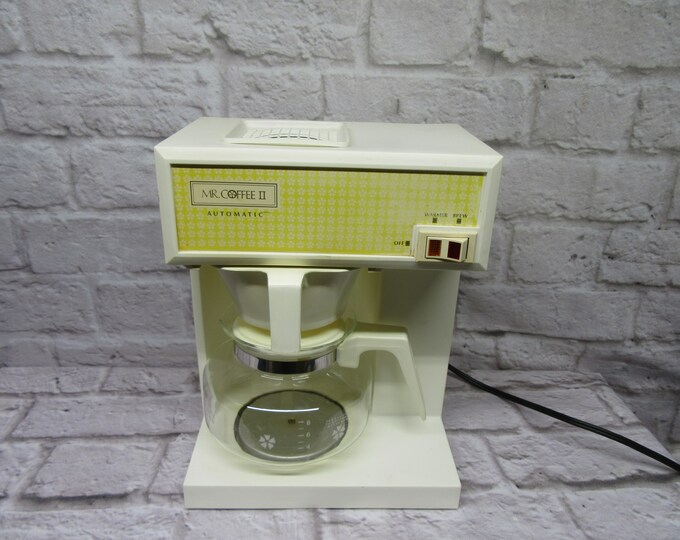 Vintage Mr. Coffee II Maker Automatic Brewing USA Made Tested 8 Cup - Etsy