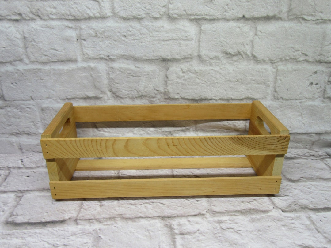 Napa Valley Wood 15 Inch CD DVD Storage Holder Rack Shelf Crate Caddy ...