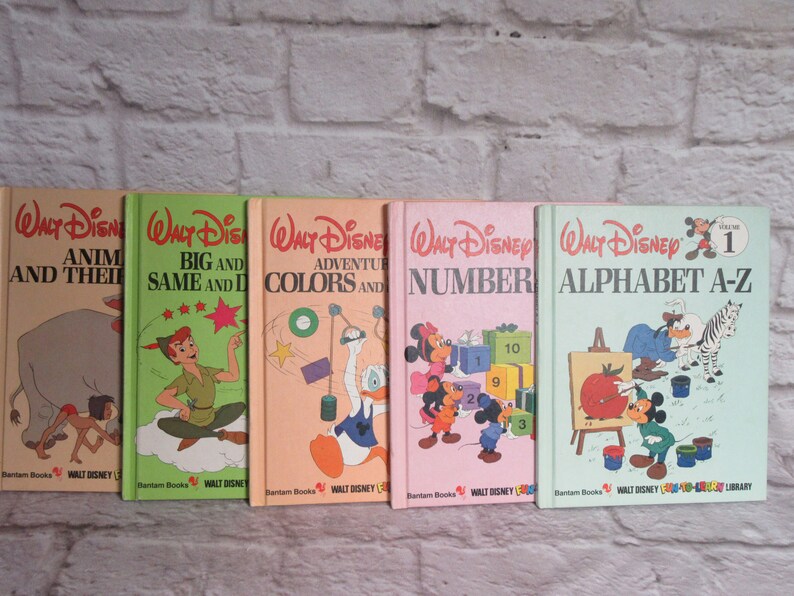 Original Walt Disney Fun-to-learn Library Complete Full Set - Etsy