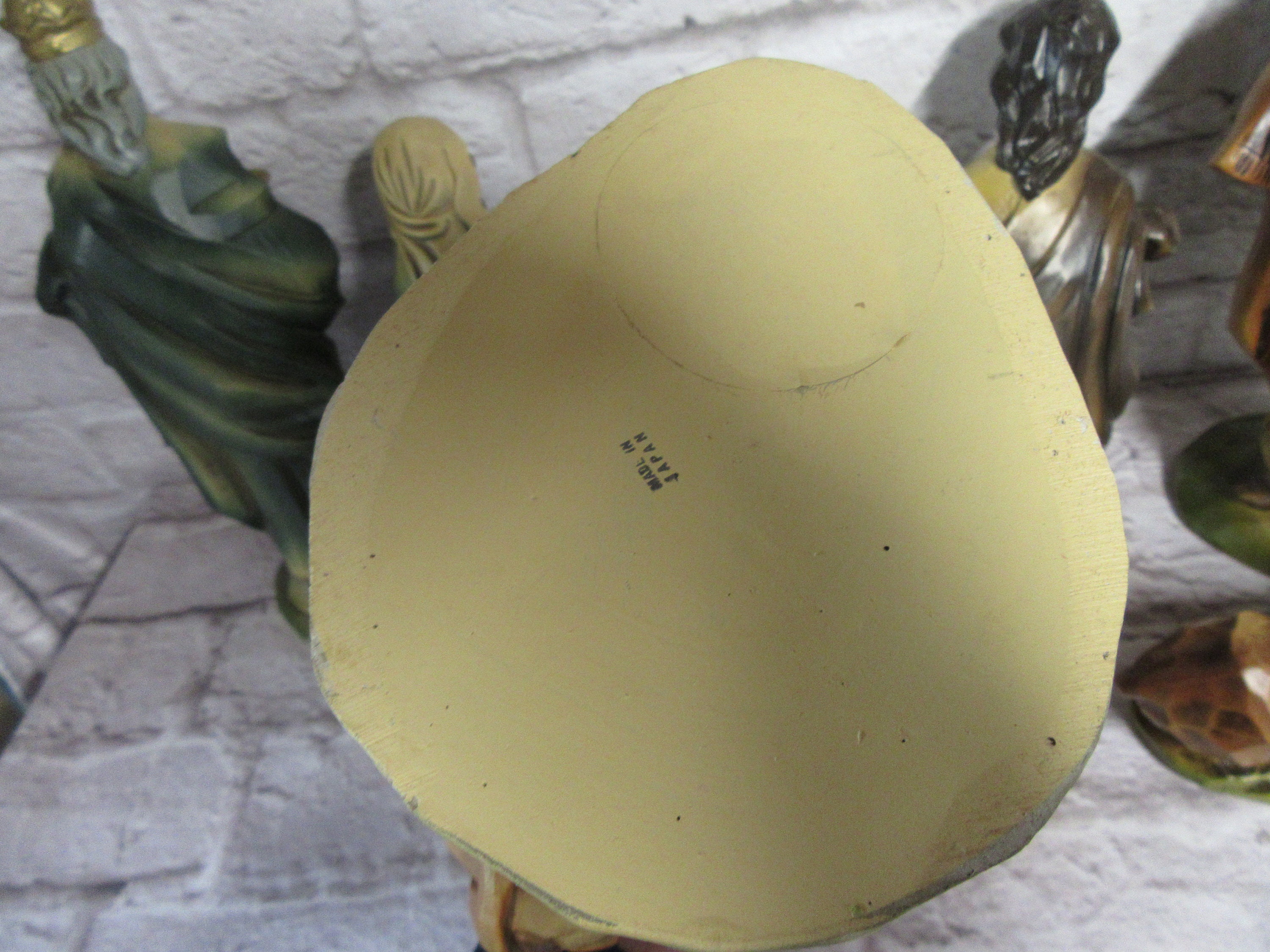 RARE Vintage 1960s Set of Nine Paper Mache Nativity Baby Jesus Made in ...