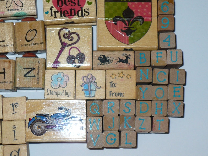 Huge Vintage STAMPIN' UP Rubber Stamp Lot and Other Stamps Stampin' Up ...