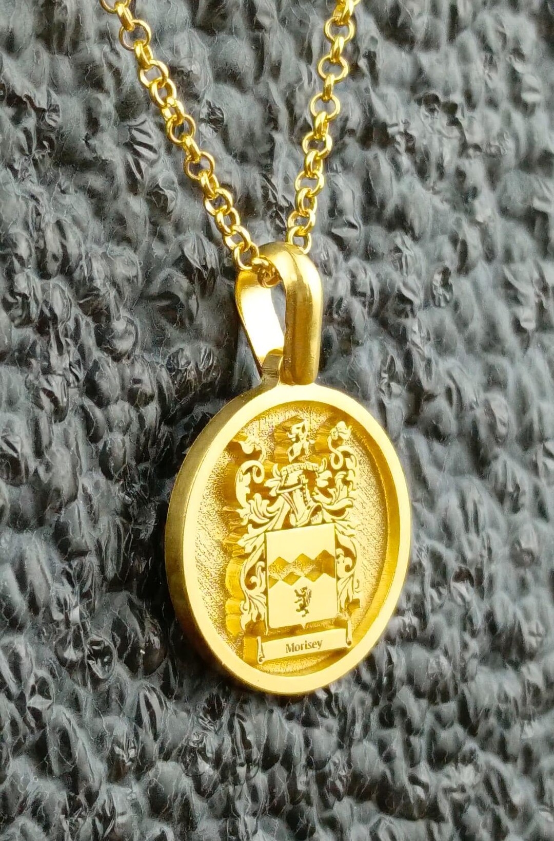 Personalized Sterling Silver Pendants With Family Crest, Custom Own ...