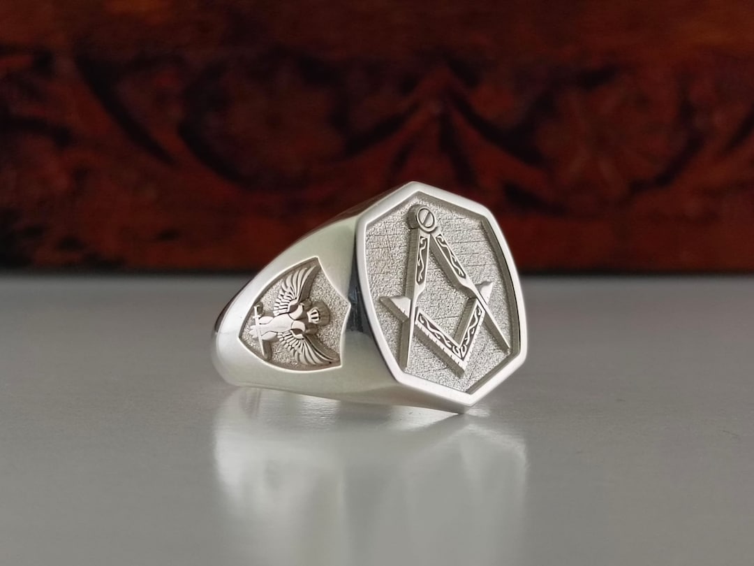 Freemason Ring, Mason Rings, Free Mason Ring, Mens Masonic Rings ...