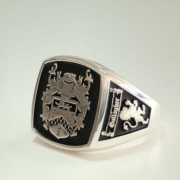 Family Crest Ring - Etsy